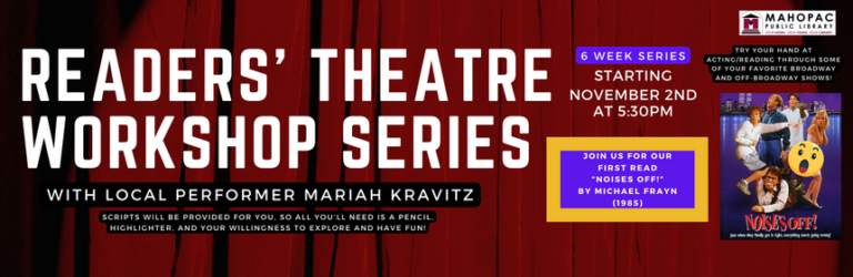 Readers' Theatre with Mariah - Mahopac Public Library
