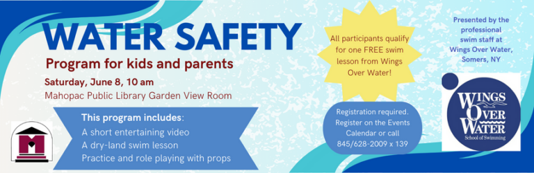 Water Safety for Kids and Parents - Mahopac Public Library